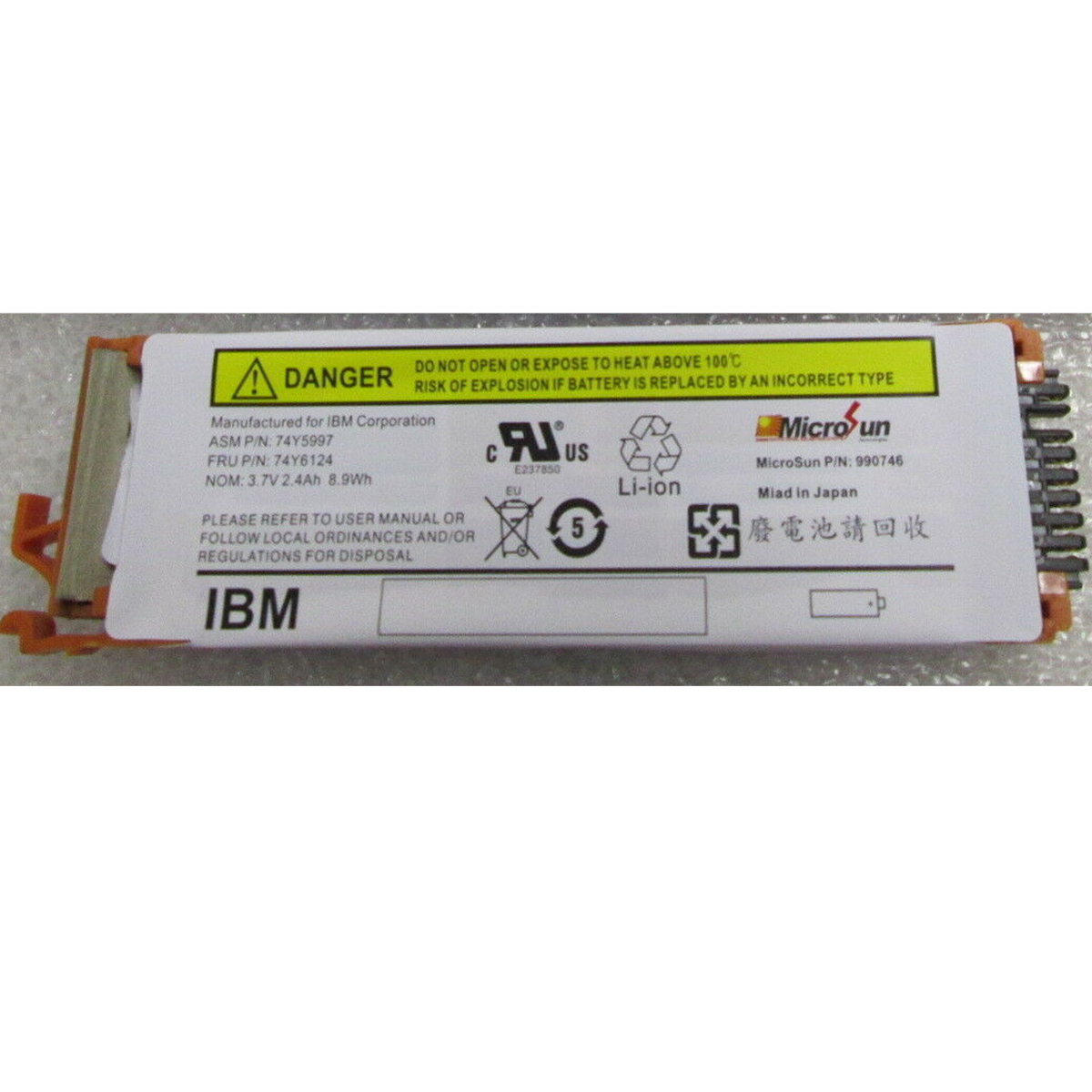 Brand New 2019 date IBM 74Y6124 44V7597 Cache Battery 00E5725 74Y5997 ...